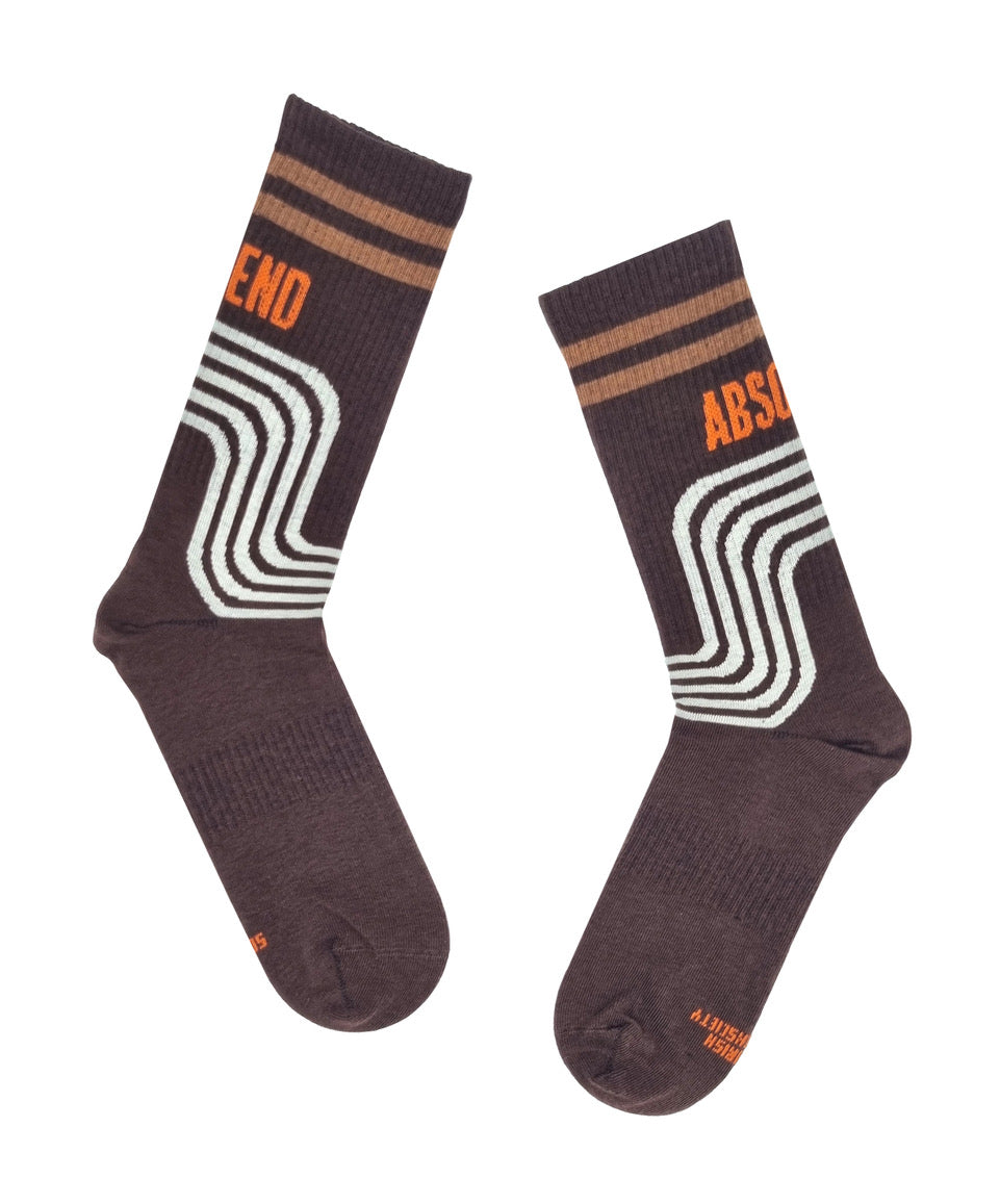 Absolute Legend Brown Socks – Irish Socksciety
