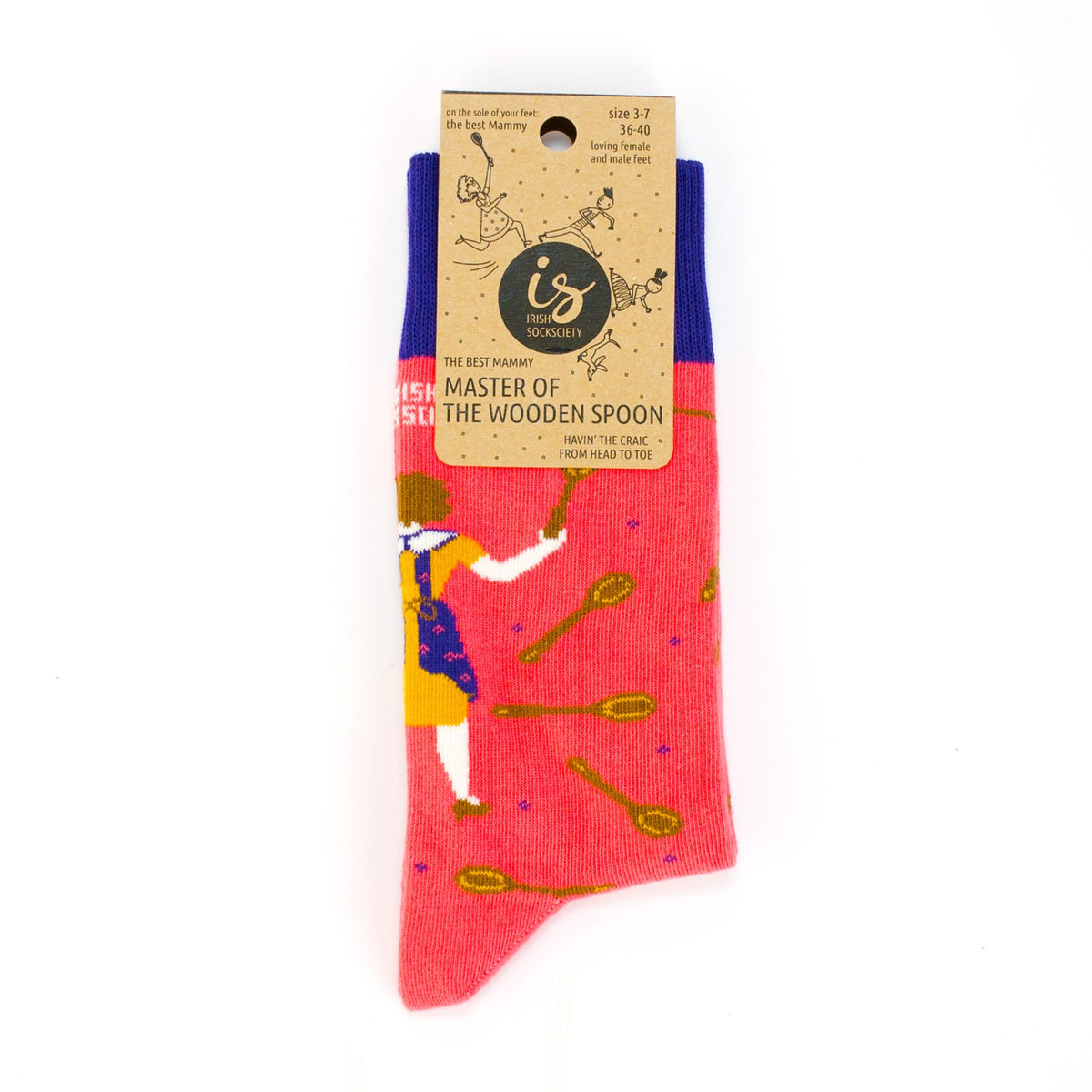 The Best Mammy/Master of the Wooden Spoon Socks – Irish Socksciety